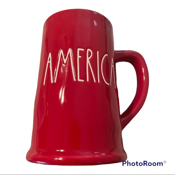 Rae Dunn | Kitchen | New Rae Dunn Glossy Red America Stein | Poshmark